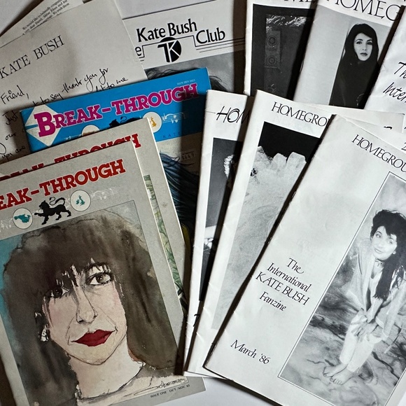 Accents | Kate Bush Magazines Breakthrough Homeground Fanzine Kate Bush ...